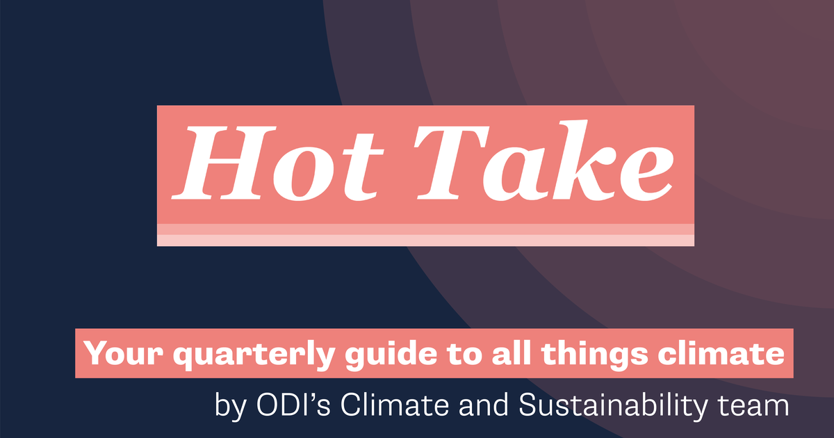 Hot Take: March 2023 | ODI: Think change